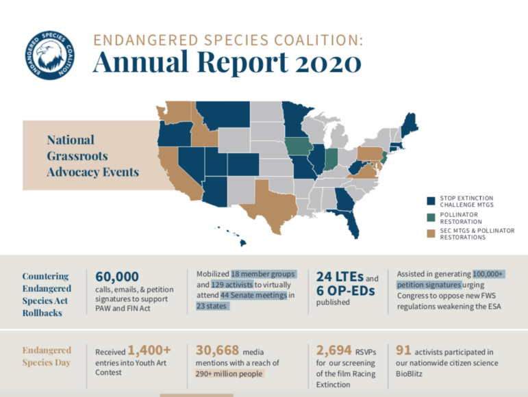 Reports and Publications - Endangered Species Coalition