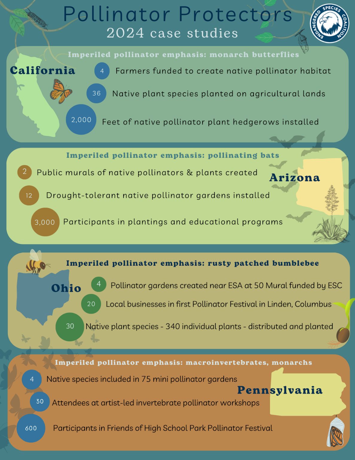 Pollinator Protectors Case Studies - Endangered Species Coalition